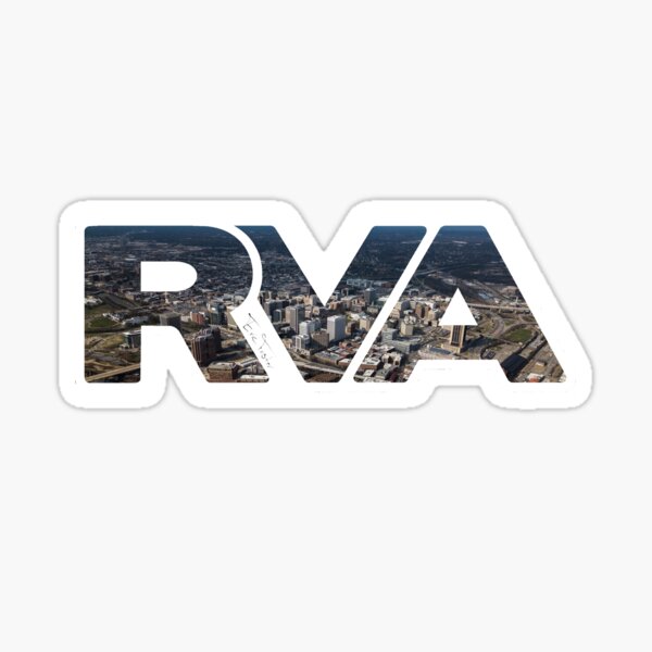 "Richmond Virginia RVA" Sticker for Sale by FosterCo | Redbubble