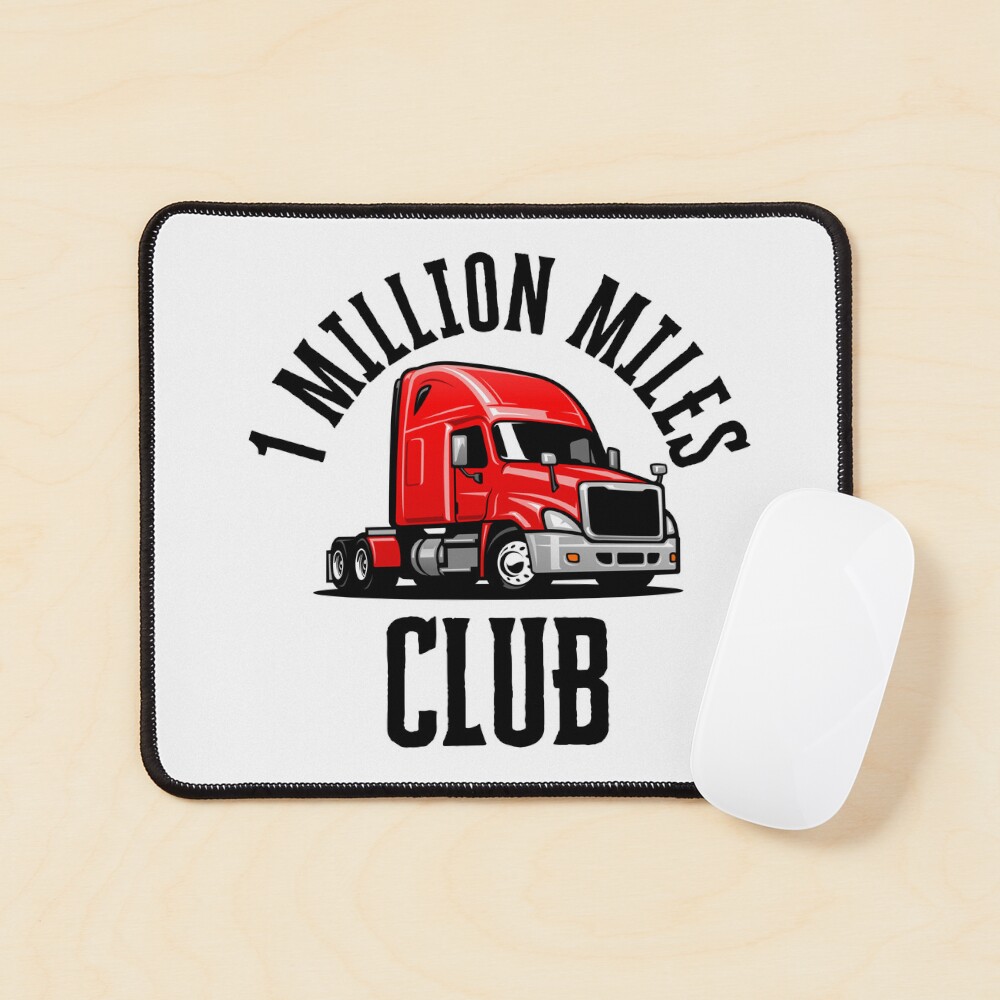 "Truck Driver One Million Miles Club " Sticker for Sale by ...