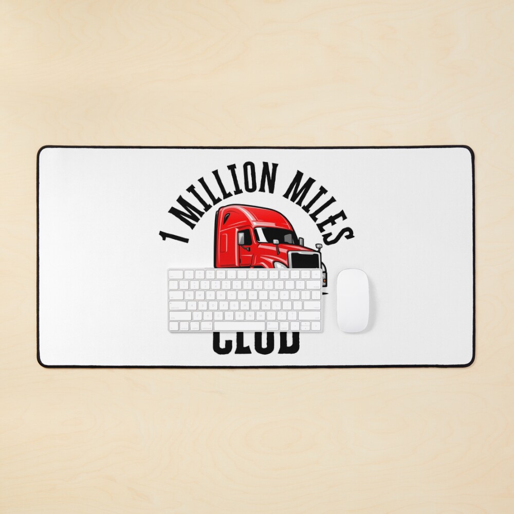 "Truck Driver One Million Miles Club " Sticker for Sale by ...