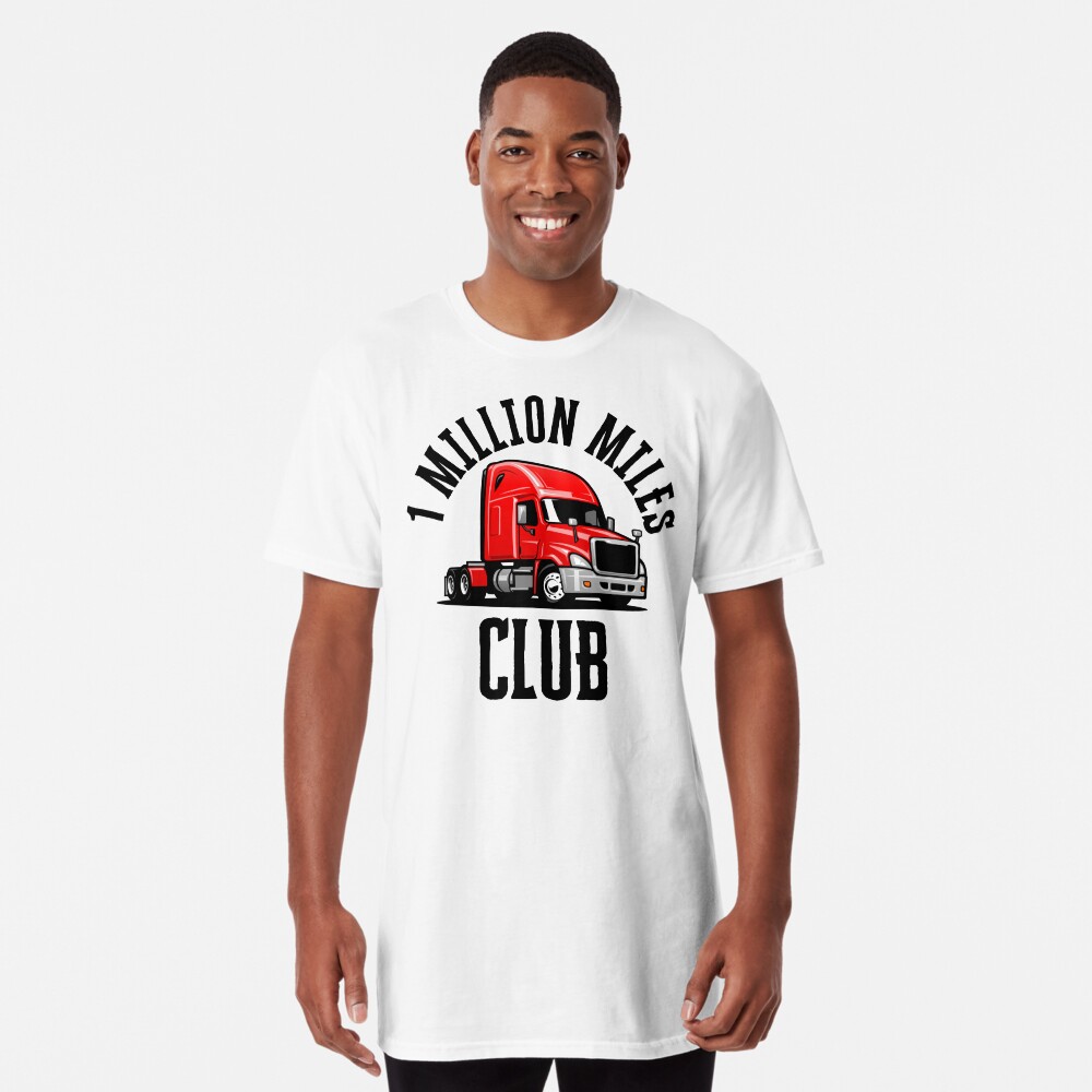 "Truck Driver One Million Miles Club " Sticker for Sale by Katherine ...