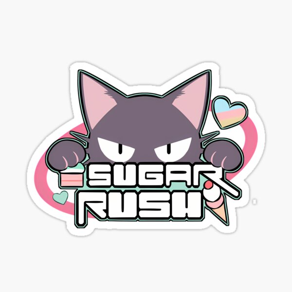 "After School Sweets Club (Blue Archive) Sugar Rush Logo" Sticker for ...