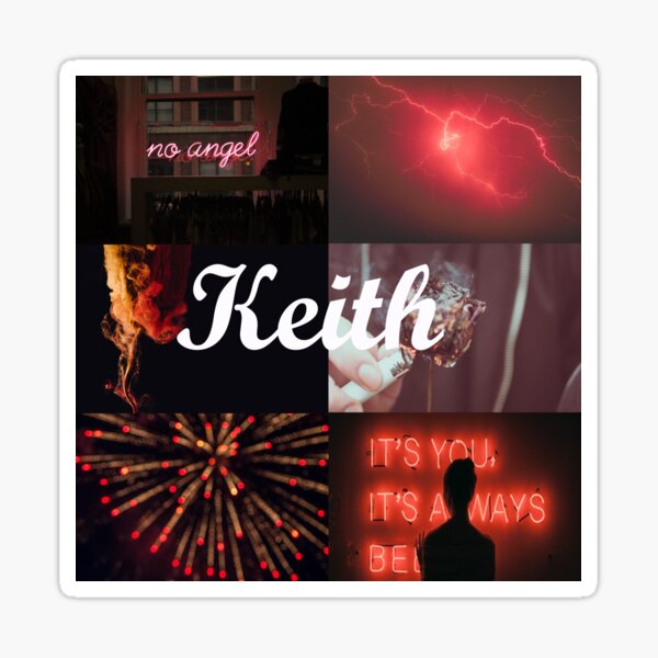 "Voltron: Keith Aesthetic" Sticker for Sale by Hallagay | Redbubble