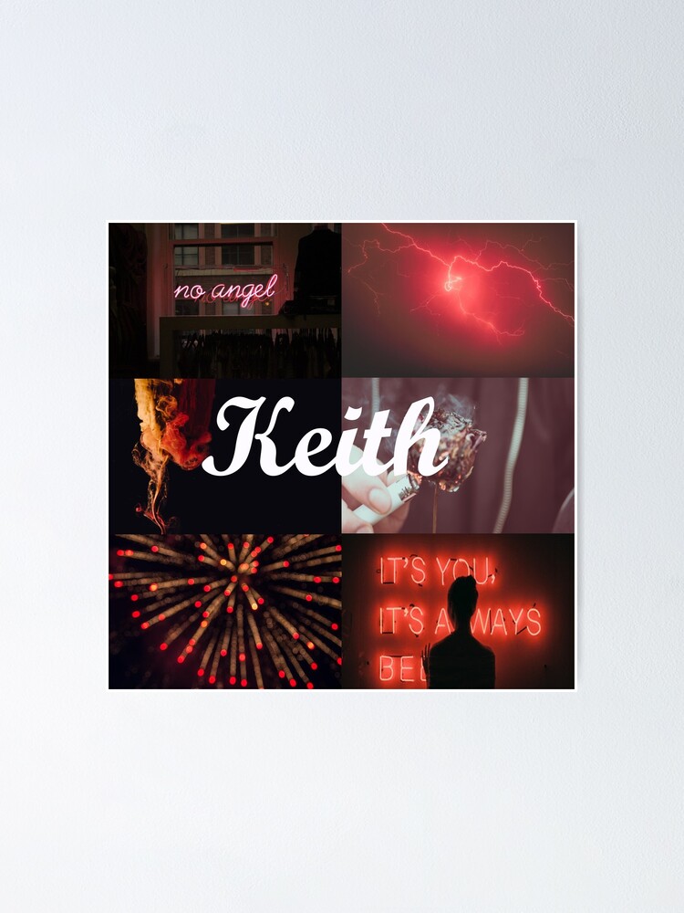 "Voltron: Keith Aesthetic" Poster by Hallagay | Redbubble