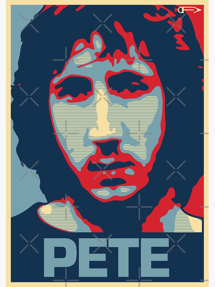 "Pete" Sticker for Sale by DAFTFISH | Redbubble