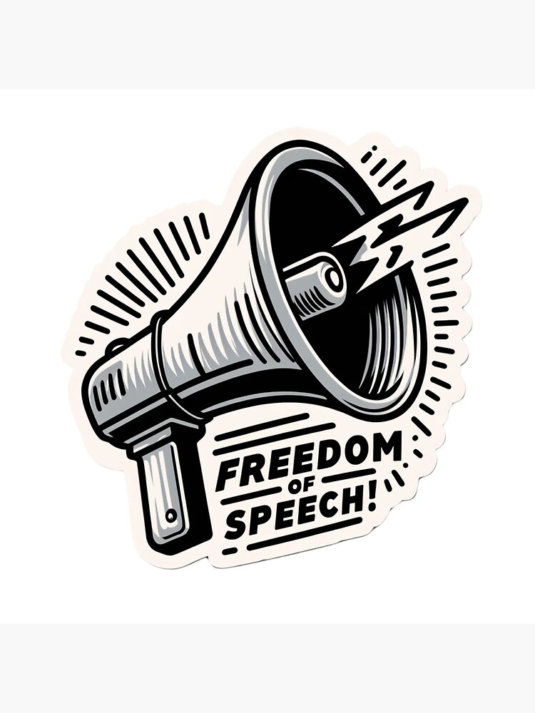 "Freedom of Speech!" Poster for Sale by NeatSplash | Redbubble