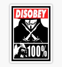 Disobey: Stickers | Redbubble