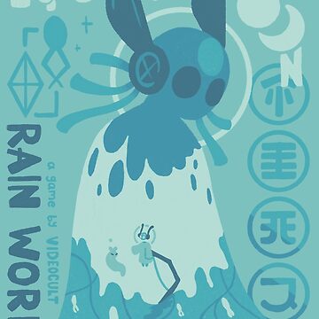 "Looks to the Moon Rain World Poster" Poster for Sale by woodsymachine ...