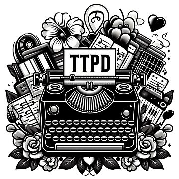 "TTPD Logo The Tortured Poets Department by Taylor Swift" Sticker by ...