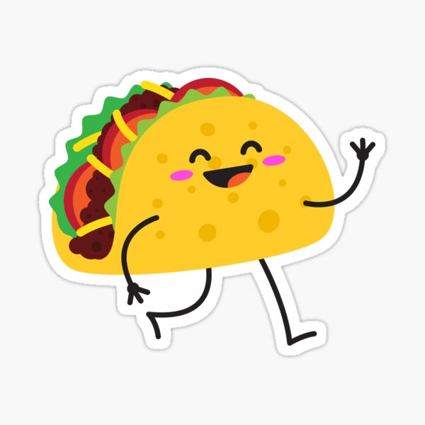 "Taco Tuesday" Sticker for Sale by mimiandkate | Redbubble