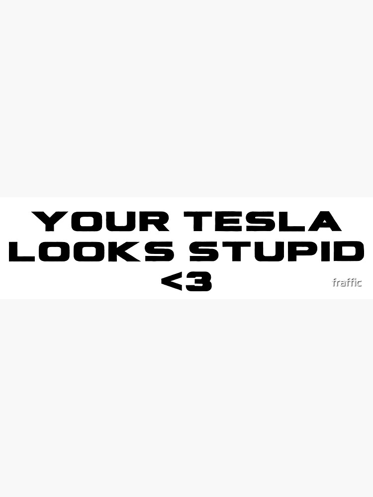 "stupid car" Sticker for Sale by fraffic | Redbubble