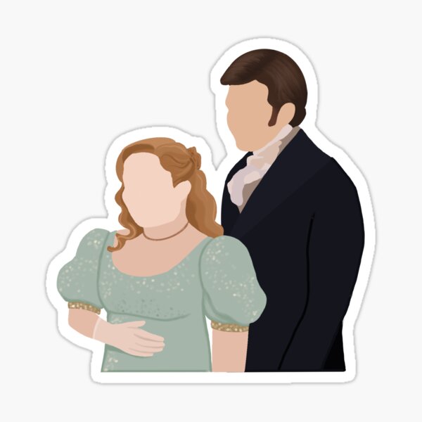 "Penelope and Colin, Polin, bridgerton season 3" Sticker for Sale by ...