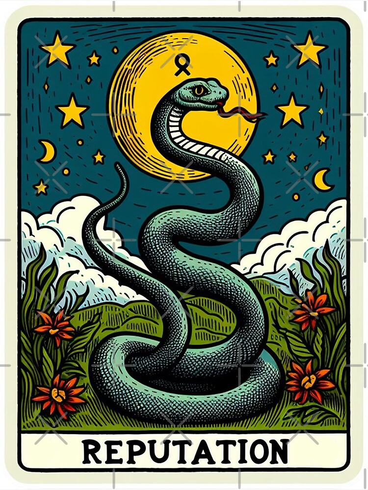 "Taylor Swift tarot - Reputation - Snake" Poster for Sale by Samsar ...