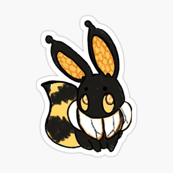 "Beevee The Bee Eeveelution" Sticker for Sale by circusrose | Redbubble