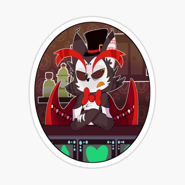 "Husk - Hazbin Hotel" Sticker for Sale by Story-dareba | Redbubble