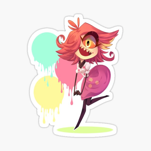 "Niffty - Hazbin Hotel" Sticker for Sale by Aqsa-manzoor | Redbubble