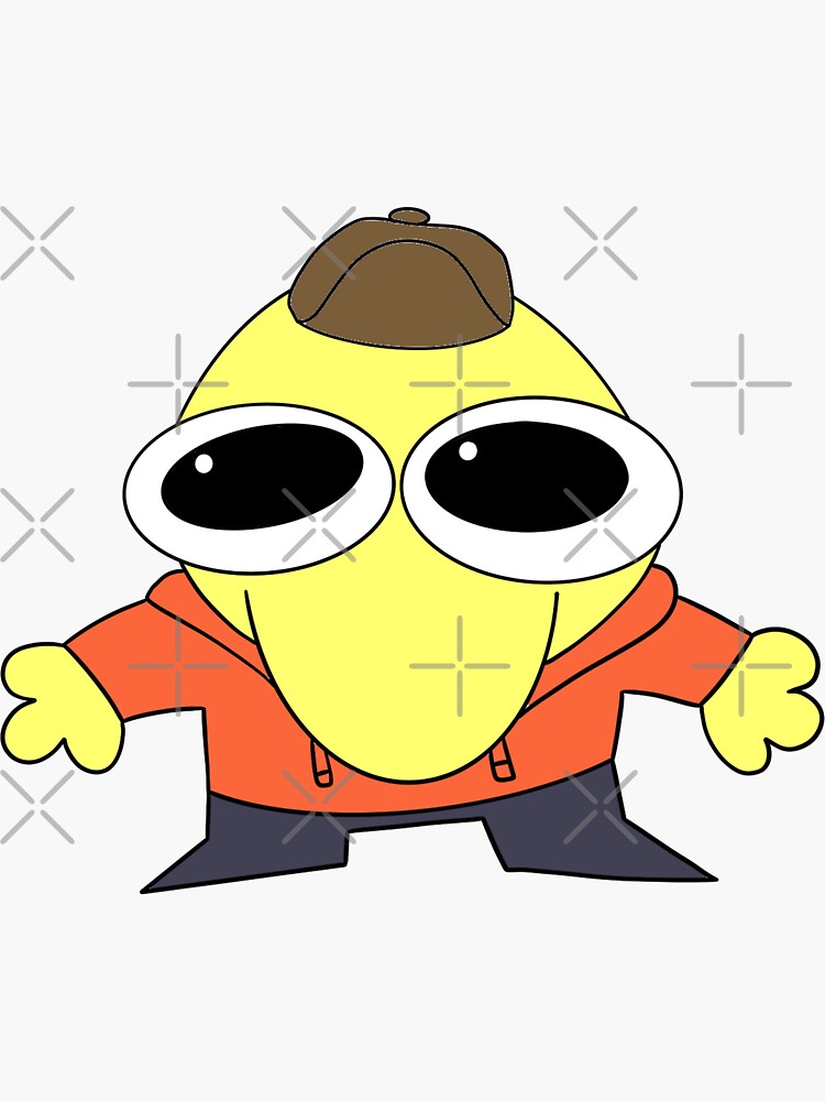 "Charlie GOOBIE Dompler Smiling Friends" Sticker for Sale by circusrose ...