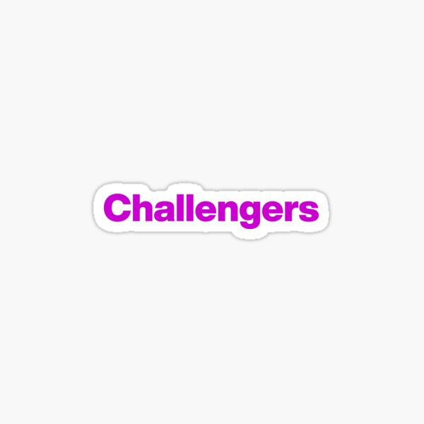 "Challengers movie sticker" Sticker by StudioLuckys | Redbubble
