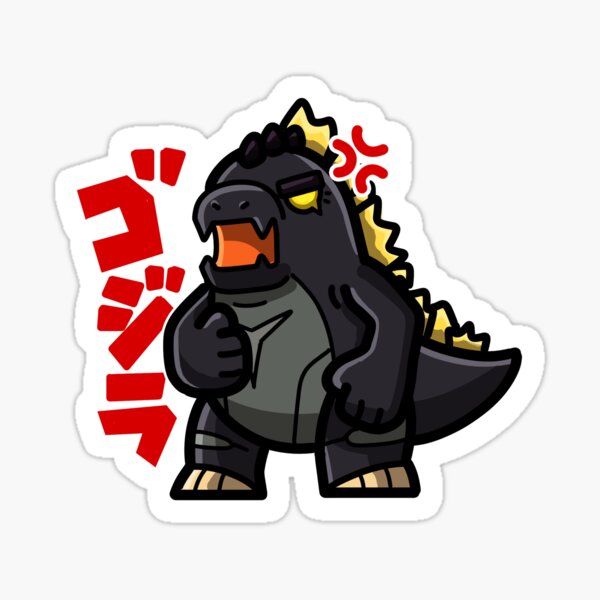 "Brawl Stars Godzilla Buzz Black" Sticker for Sale by Shamiko-world ...