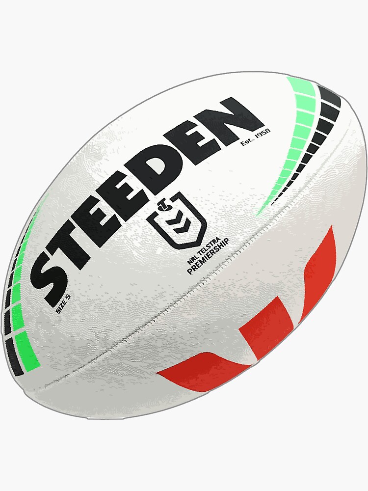 "Steeden NRL 2024 Premiership Rugby League Ball" Sticker for Sale by ...