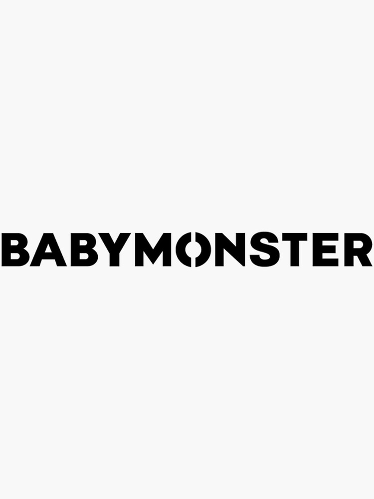 "Babymonster logo YG Kpop Merch Baemon" Sticker for Sale by 1alexellie1 ...
