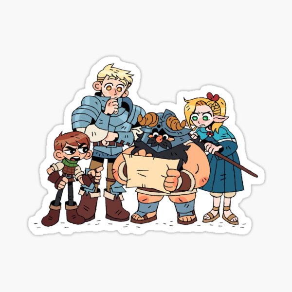 "Dungeon Meshi" Sticker for Sale by morter00aphan | Redbubble