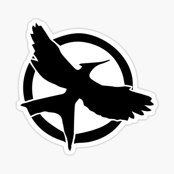 "Mockingjay" Sticker for Sale by ArtFromLucy | Redbubble