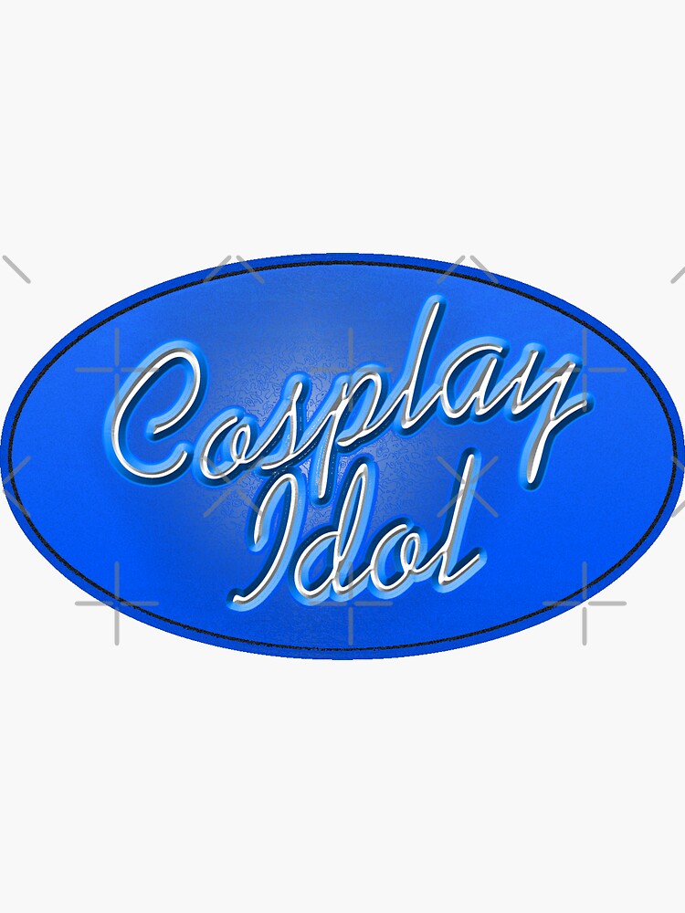 "Cosplay Idol Graphic" Sticker for Sale by 90snerd | Redbubble