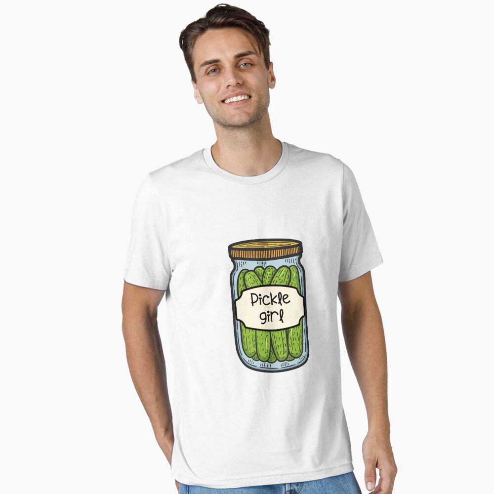 "pickle girl jar off pickles" Sticker for Sale by vandepasch | Redbubble