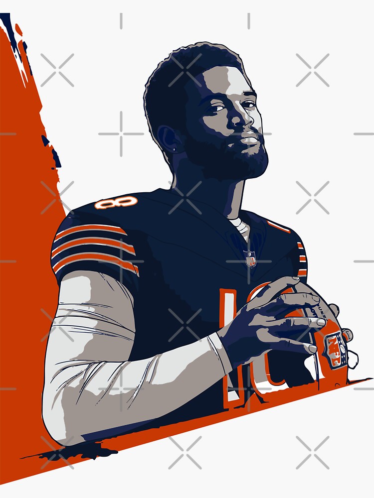 "Caleb Williams Draft Pose Artwork" Sticker for Sale by BearCreative ...