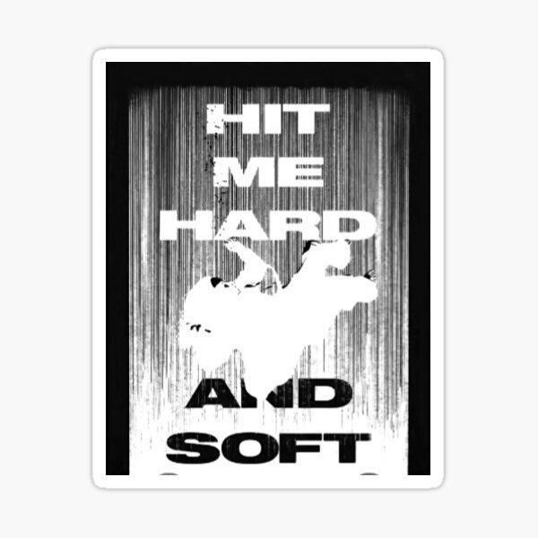 "Hit me hard and soft sticker - Billie Eilish Sticker" Sticker for Sale ...