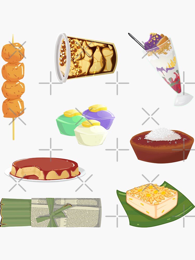 "Pinoy Favorites Sticker Pack 1" Sticker for Sale by dnielle-river ...