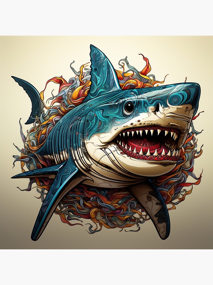 Aztec Shark Drawings Aztec Shark By BeeBeeRockZ69 On DeviantArt