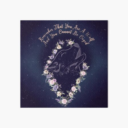 "ACOWAR - Wolf" Art Board Print by clarygray | Redbubble