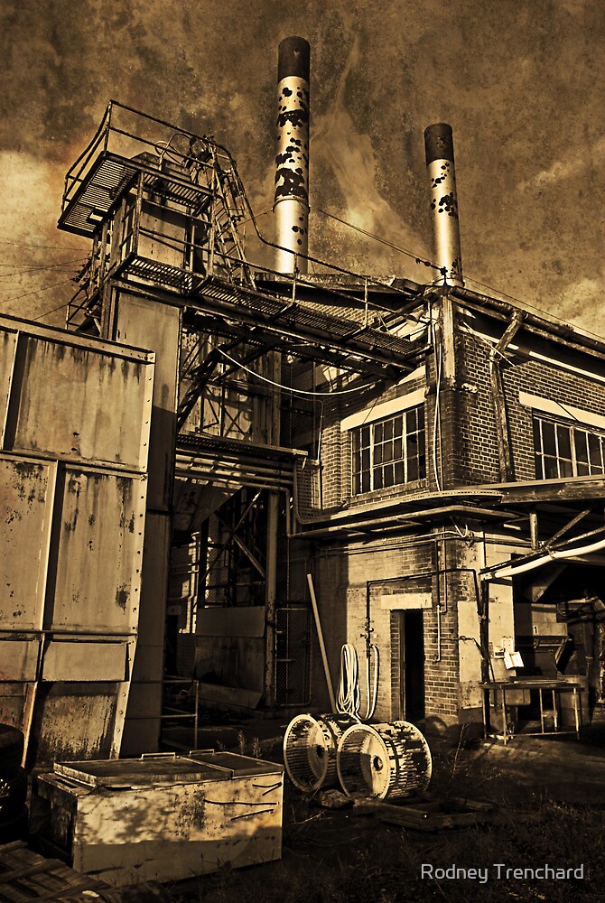 "Vintage Factory" by Rodney Trenchard | Redbubble