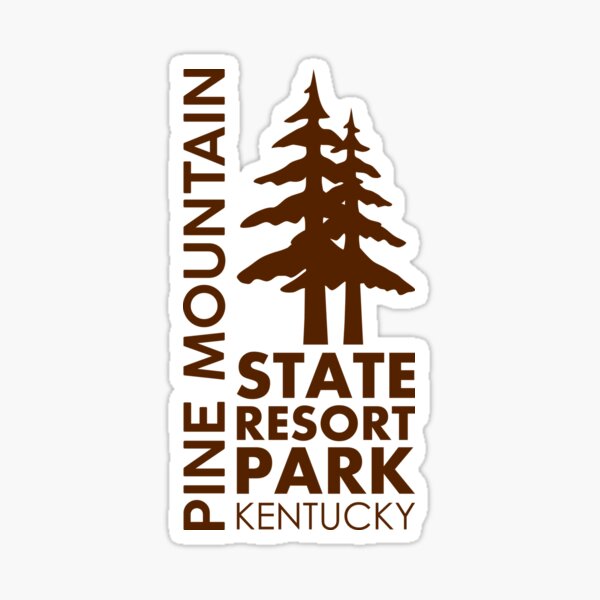 "Pine Mountain State Resort Park Kentucky Pines" Sticker for Sale by ...