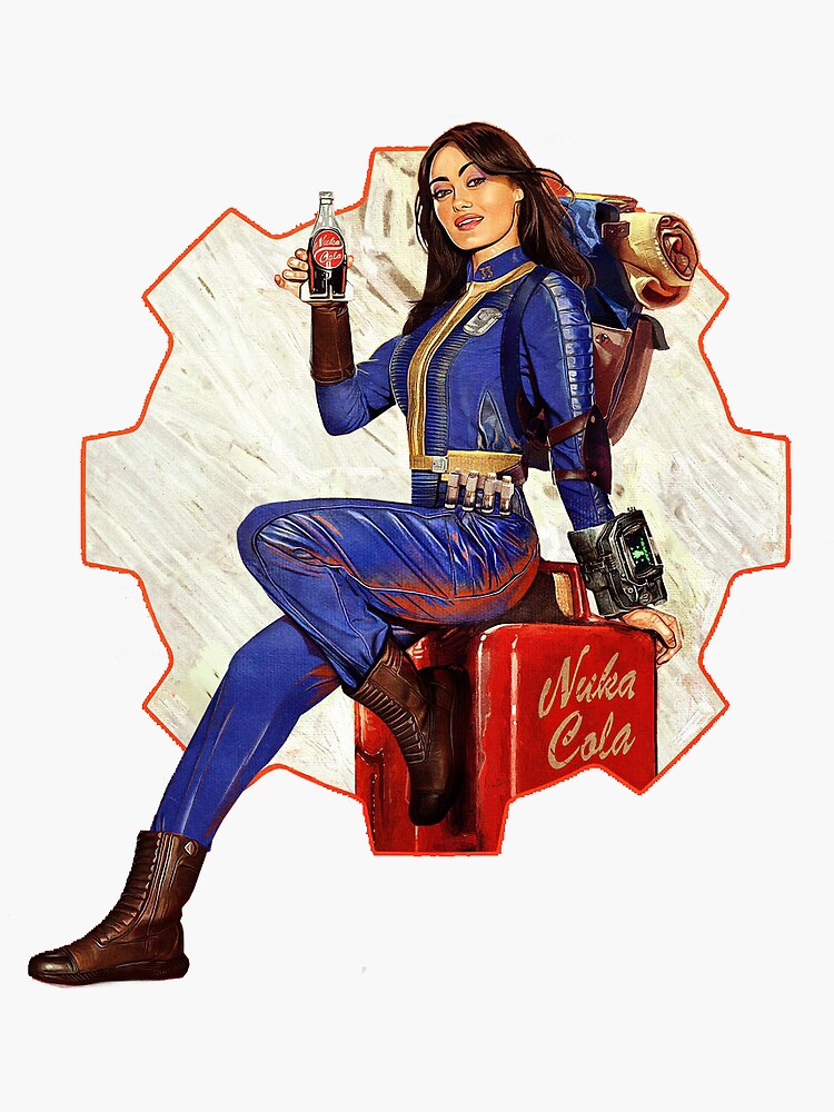 "Lucy Fallout" Sticker for Sale by milushevg | Redbubble