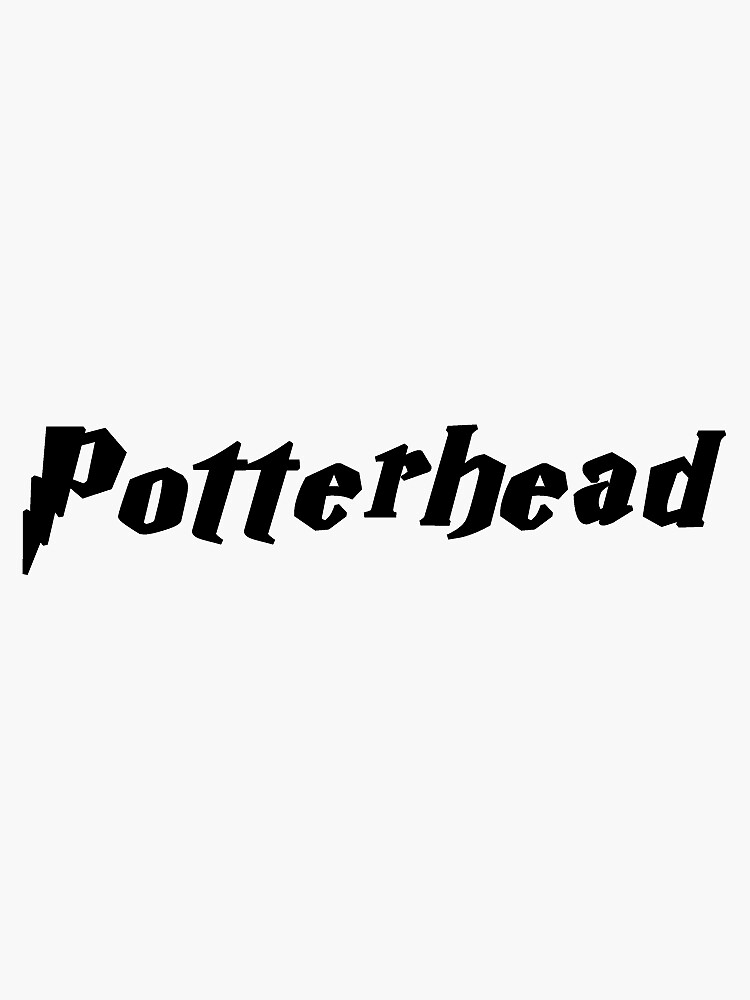 Pegatina «Potterhead» de emkate | Redbubble