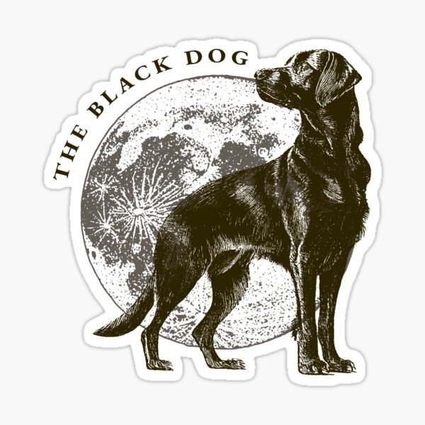 "TTPD The Black Dog" Sticker for Sale by larsonkg | Redbubble