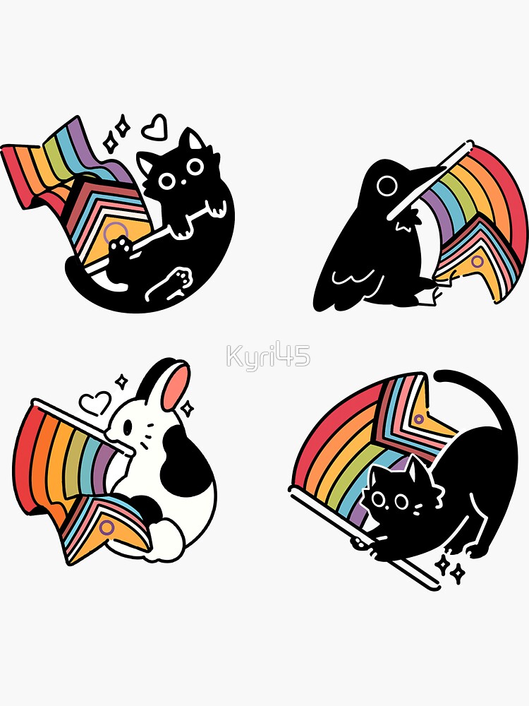 "Progressive Sticker Pack (CHOOSE MEDIUM!)" Sticker for Sale by Kyri45 ...