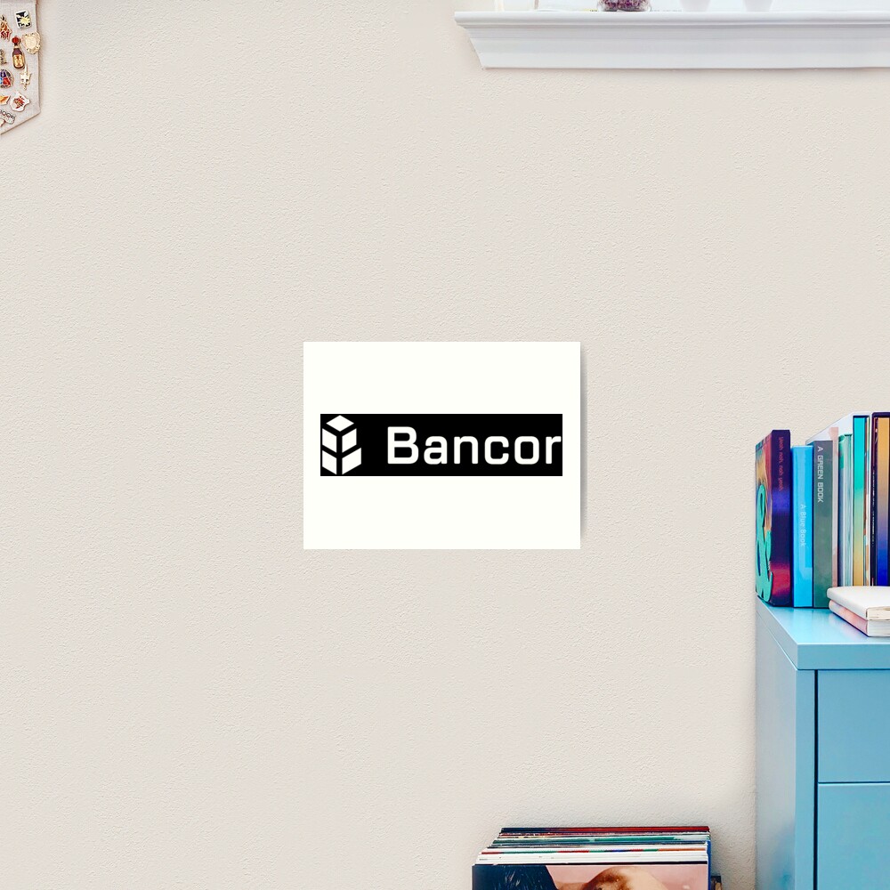 "Bancor Crypto Logo " Art Print for Sale by CryptoCentauri | Redbubble