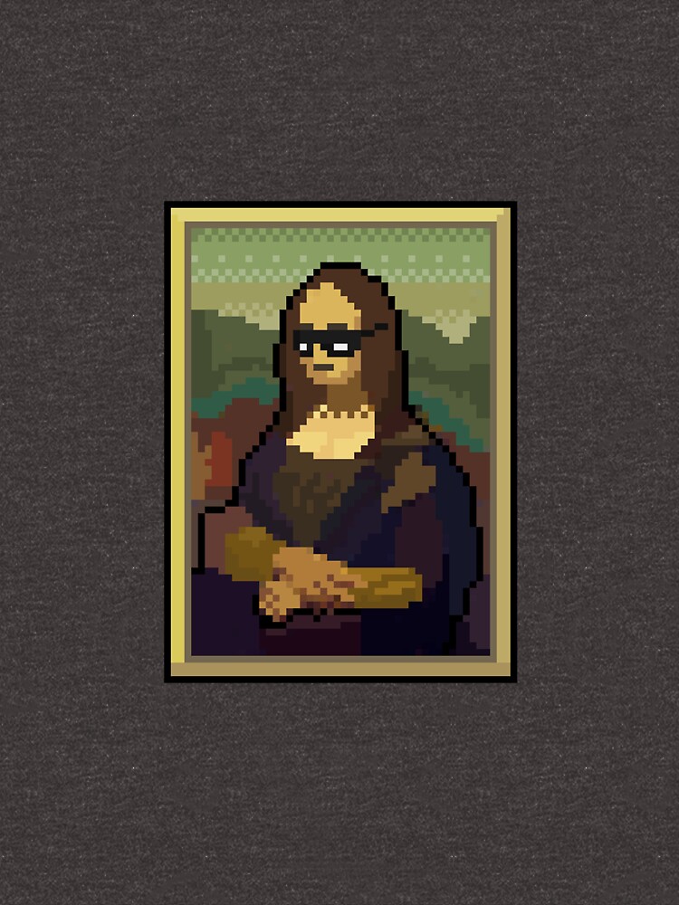 "Mona Lisa 16Bits" T-shirt by Speedclocker | Redbubble | pixel t-shirts ...
