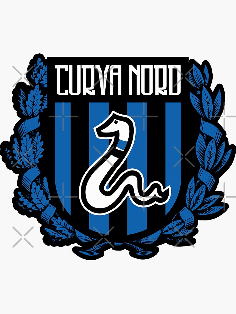 "Curva North" Sticker by lounesartdessin | Redbubble