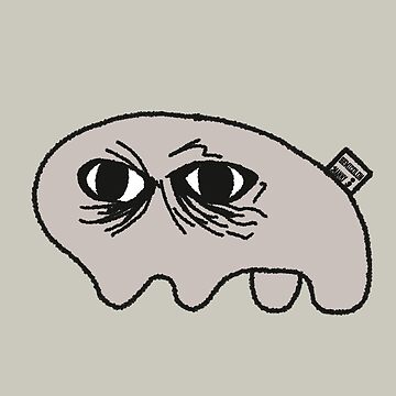 "Mental Health Buddies Depression Creature" Sticker for Sale by Mind-of ...