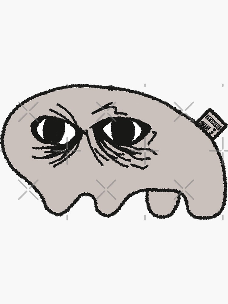 "Mental Health Buddies Depression Creature" Sticker for Sale by Mind-of ...