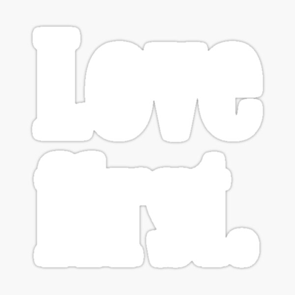 "Love first." Sticker by yotaeji | Redbubble