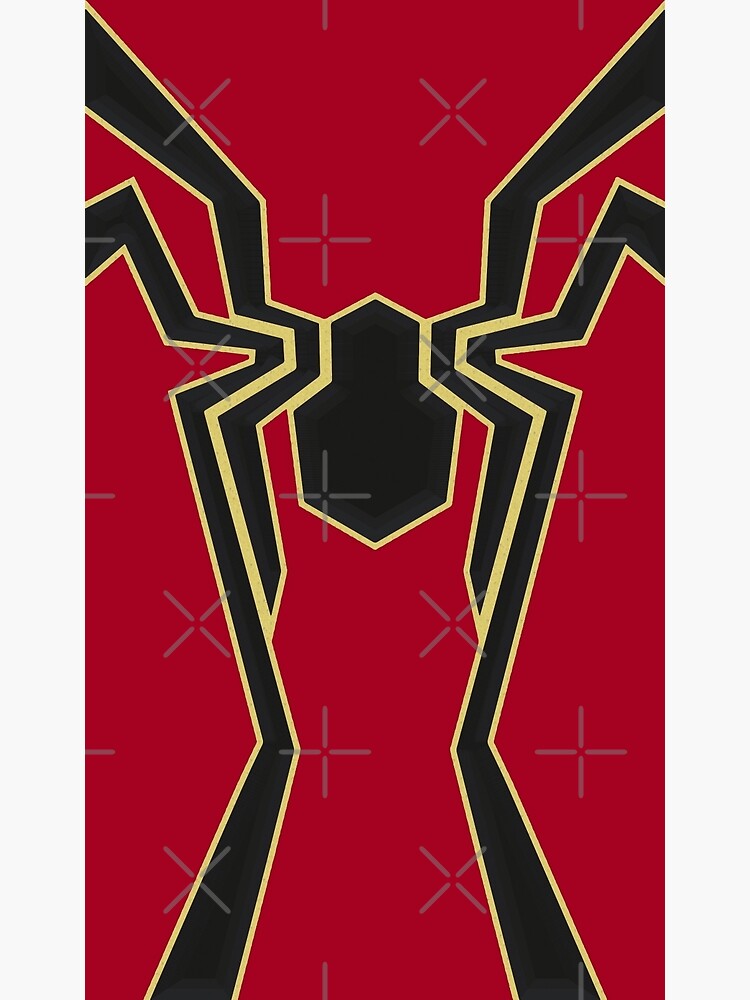 "Iron Spidey Symbol" Canvas Print by warwicksmith | Redbubble