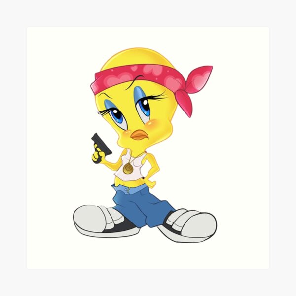 "Gangster Tweety bird " Art Print for Sale by killzak | Redbubble