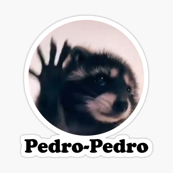 "Pedro-pedro" Sticker for Sale by Papa Hecker | Redbubble