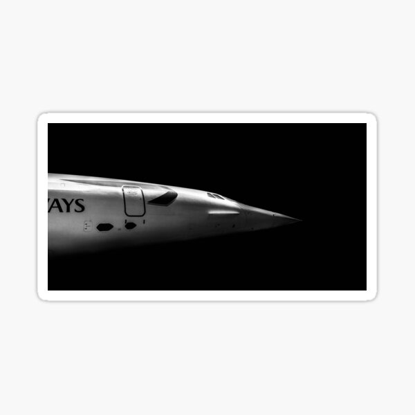 "Dynamic Concorde" Sticker for Sale by BuyConcorde | Redbubble