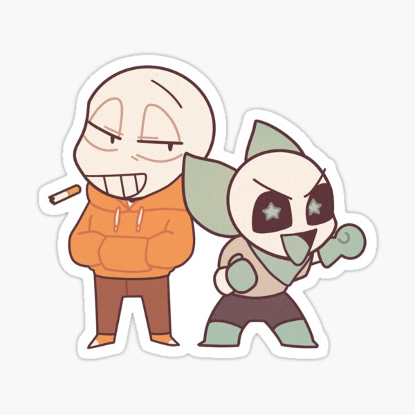 "Chibi Underswap Bros" Sticker for Sale by WAVE-nine | Redbubble